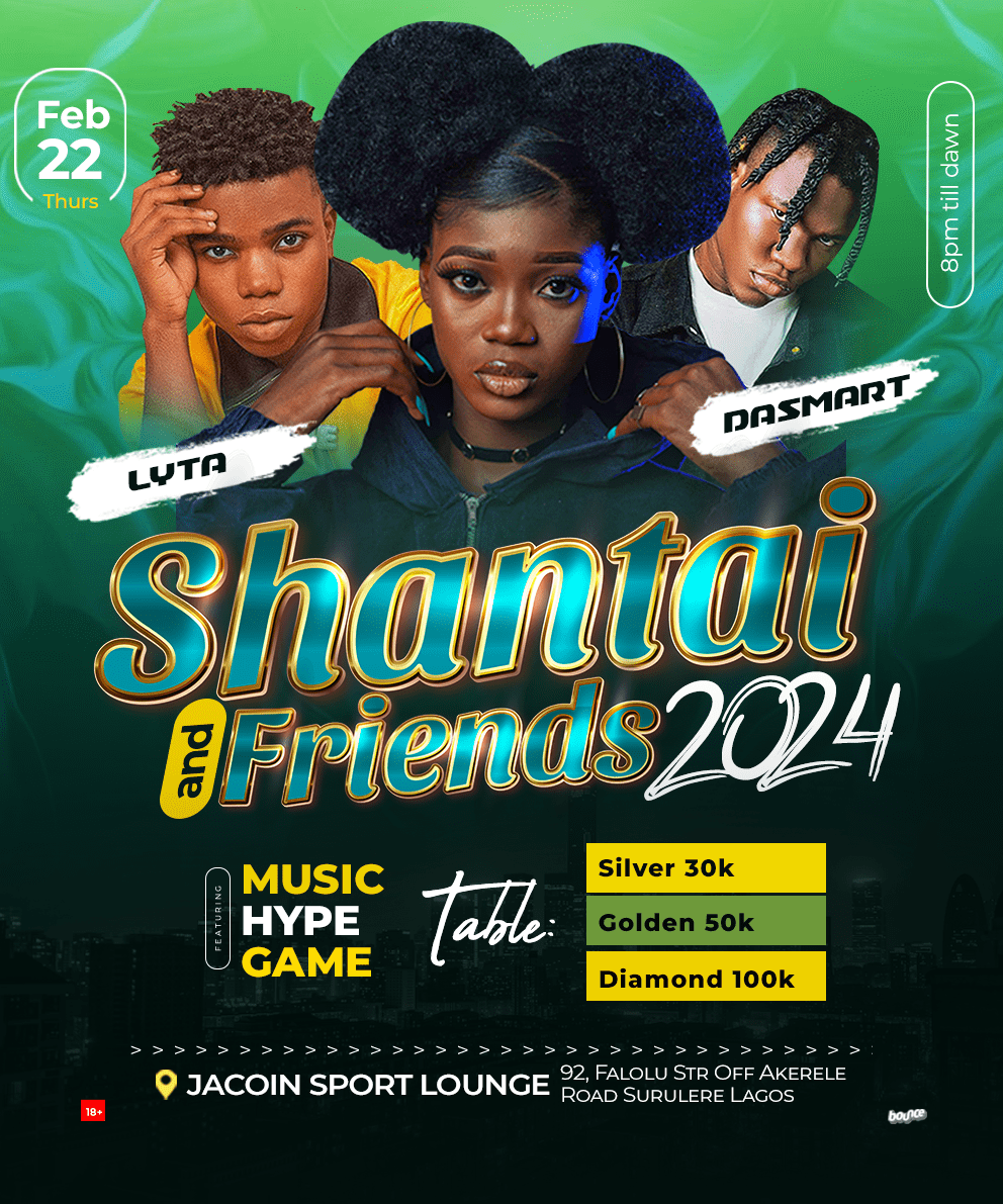 22 Feb. 2024, Shantai and Friends, 2024 - turnuplagos...for information ...
