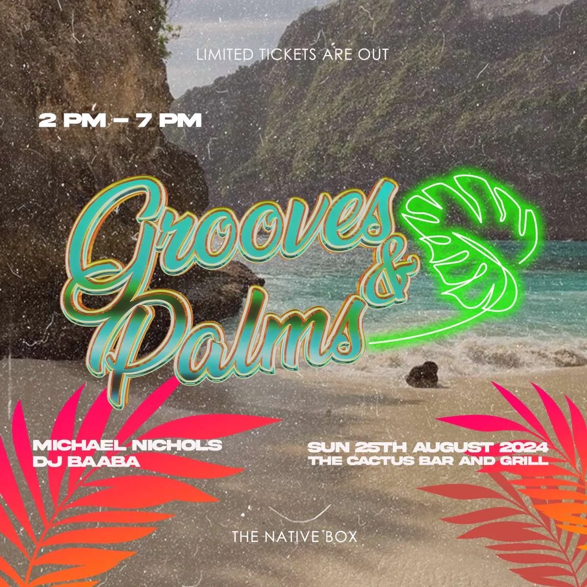 25 August. 2024, Grooves and Palms - turnuplagos...for information on ...